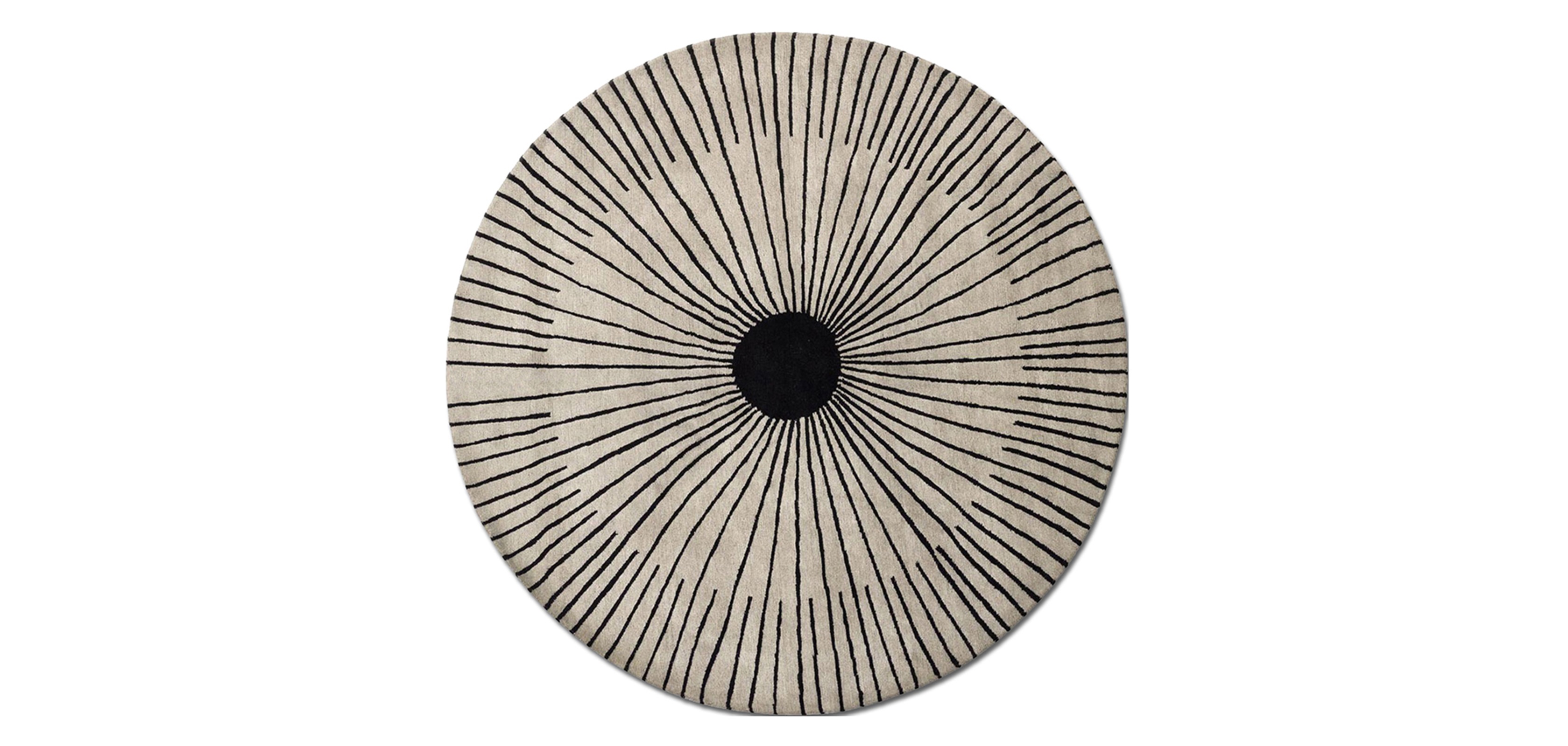 Buy Round Design Rug - Wool - Liris in the Europe | MyFaktory