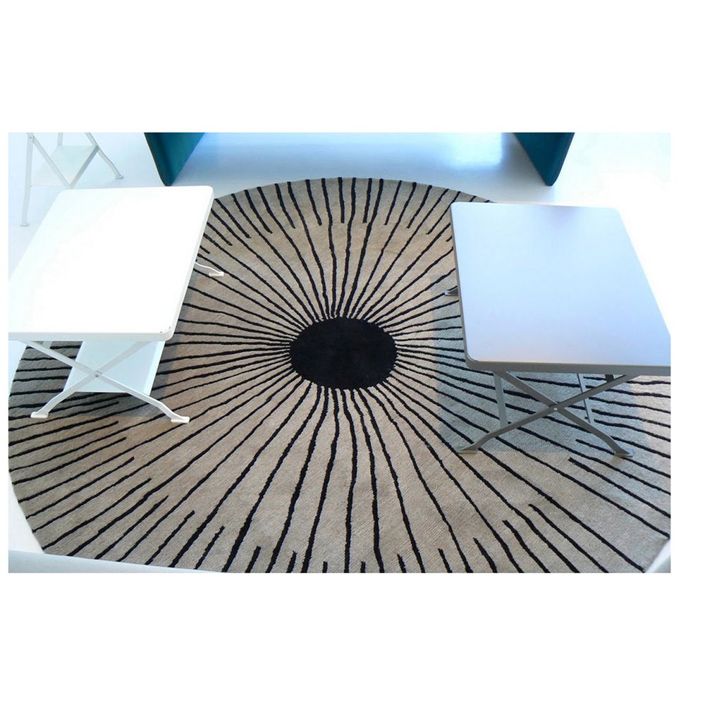 Buy Round Design Rug - Wool - Liris in the Europe | MyFaktory
